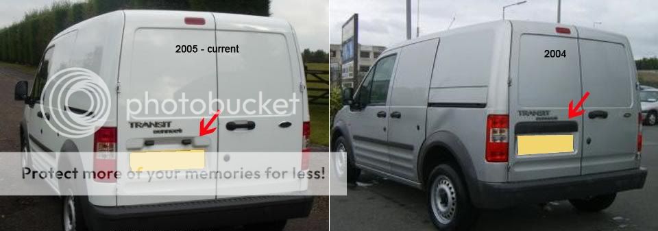 Ford Transit Forum • View topic - Rear Number Plate Lights- Compare
